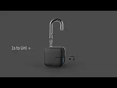 China Waterproof Safety Smart Fingerprint Padlock Mini Digital Electronic Tuya Smart Door Lock for sale