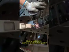 SGS 0.5mm Aluminum Plate 2000w Laser Welder Optical Fiber Handheld