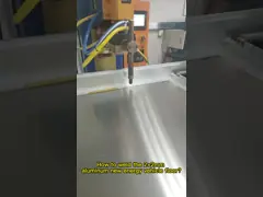 The intermediate frequency spot welding machine is used to spot weld the 2+2mm aluminum of the new e