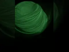 Luminous silicone tube