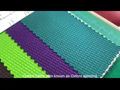 135GSM 0.35mm Oxford Polyester Fabric Woven Waterproof Durable