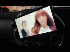 China 1280x720 Single Din Android Radio Retractable 10 Inch Touch Screen Android Car Radio for sale