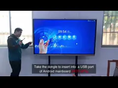 Ir Interactive Whiteboard 4K Smart Touchscreen Boards  IPS Screen Android 11.0os 110