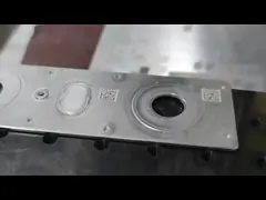 MOPA Laser Used for Tracing Two dimensional Code Marking of Square Aluminum Shell Battery