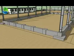 GB Standard Welding Steel Structure Warehouse Light Type For Factory