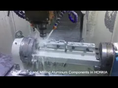 CNC Turning and Milling Aluminum Components 1