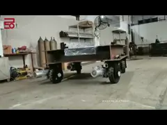 Pista de goma 2T Carga Alta tracción AC Motor de la rueda de conducción 15km/H Ruedas de robot de trabajo pesado