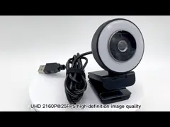 USB Streaming Webcam HD 1080P 60FPS Fast Autofocus Camera with Light