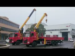 China 10t Lorry Cranes Small Standard Capacity Telescopic Boom for sale