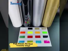 China Textil Flex Htv Rolls Pu Heat Transfer Vinyl For Clothing T Shirt for sale