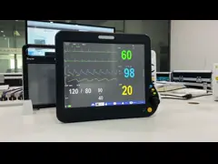 Máquina de sinalização vital digital veterinária com ECG NIBP SPO2 2 Temp Standard