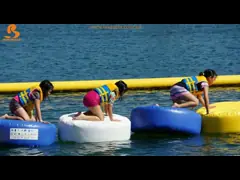 6m Water Oval Pads  Outdoor Inflatable Floating PVC Fabric