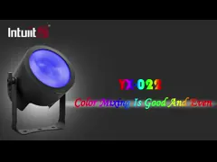 RGBW COB LED Stage Par Light Waterproof Battery Powered