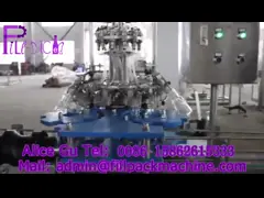 China Glass Bottle 0-2L Automatic Fruit Juice Beverage Hot Filling Machine Washing Filling Capping Line for sale