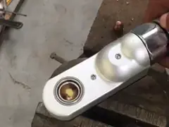 Handle Pneumatic Tip Dresser Double Sided For Electrode Caps