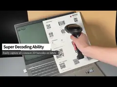 China Plastic 1D 2D Barcode Reader Warehouse Omnidirectional Barcode Scanner for sale