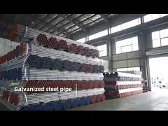 Hot dip hollow metal GI square round galvanized steel pipe