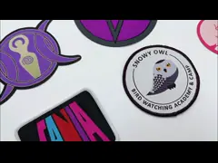 Heat Press Backing Adhesive Iron On Embroidered Patches For Baseball Cloth