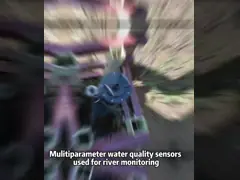 Automatic Cleaning Brush Multiparameter Water Quality Sonde Monitoring