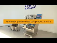 China Full automatic good feedback healthy peanut butter energy balls nut butter filled protein ball machine for sale