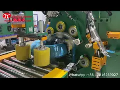 China Corrugated Hose Pipe Packing Machine Coil Stretch Wrapping Machine Horizontal GW300 380V / 50HZ for sale
