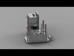 Transparent Three-proof Phone Battery Cover (1*1) / Hot runner / Three-plates mold No.23691&23692