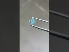 Blue Four-leaf Clover CVD Diamond