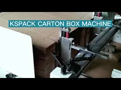 Carton making machines corrugated box folding gluing folder gluer machine box glue making machine