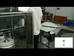 20ml volume 400 speed vertical round bottle labeling machine