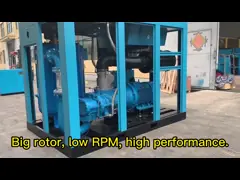 5 Bar High Volume Low Pressure Compressor 55kw Electric Screw Compressor