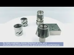 3 axis 4 axis 5 axis custom aluminum parts