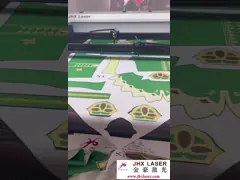 Double Heads Laser Cutting Machine For Textile & Garment High Cutting Speed
