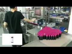 50ml volume 400 speed vertical round bottle labeling machine