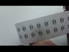 China Destructive Label Material  Fragile Sticker Paper for sale