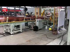 Οριζόντια τυλίγοντας γραμμή σωλήνων χαλκού με το σύστημα stroage τελών