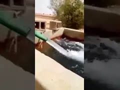 hybrid solar pump controller 40hp 30kw project in sudan