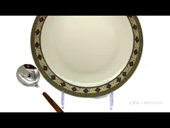Eco Friendly Unbreakable Melamine Dinner Plates Durable Melamine Soup Plate