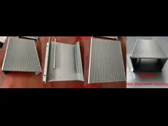 Small Black Aluminium Profiles Enclosure Socket Shell For Electronic Field