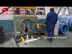 China 90r/Min Steel Wire Packing Machine Automatic Loading Automatic Wire Wrapping Machine for sale