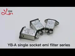 YB-A series single socket emi filter