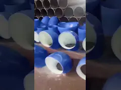 China PTFE Lined carbon steel  Flanged tee Customed pipe fittings for sale