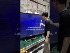 IR Smart Board LCD Touchscreen Android 11.0 OS 13MP Camera For Conference