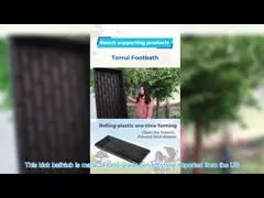 China Heavy Duty Plastic LLDPE Cattle Footbath Container Brown Color for sale