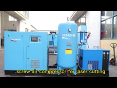 PM VSD Combined Rotary Screw Air Compressor With Dryer
