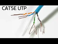 CAT5E CAT6 Lan Cable 99.99% Oxygen Free Copper 24AWG 23AWG