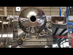 China W Type High Speed Double Cone Shape Rotating Powder Blender For Animal Feed for sale