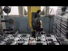 Aluminum alloy motor shell automatic grinding machine