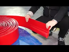 China Pu Rubber Dual Seal Skirt Board Double Lips Conveyor Belt Sealing for sale