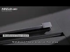 MAGdrain JX Series Linear Floor Drain Stainless Steel Tile Insert Floor Waste