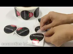 Водоустойчивой напечатанные таможней наклейки 300дпи 100микрон упаковки еды